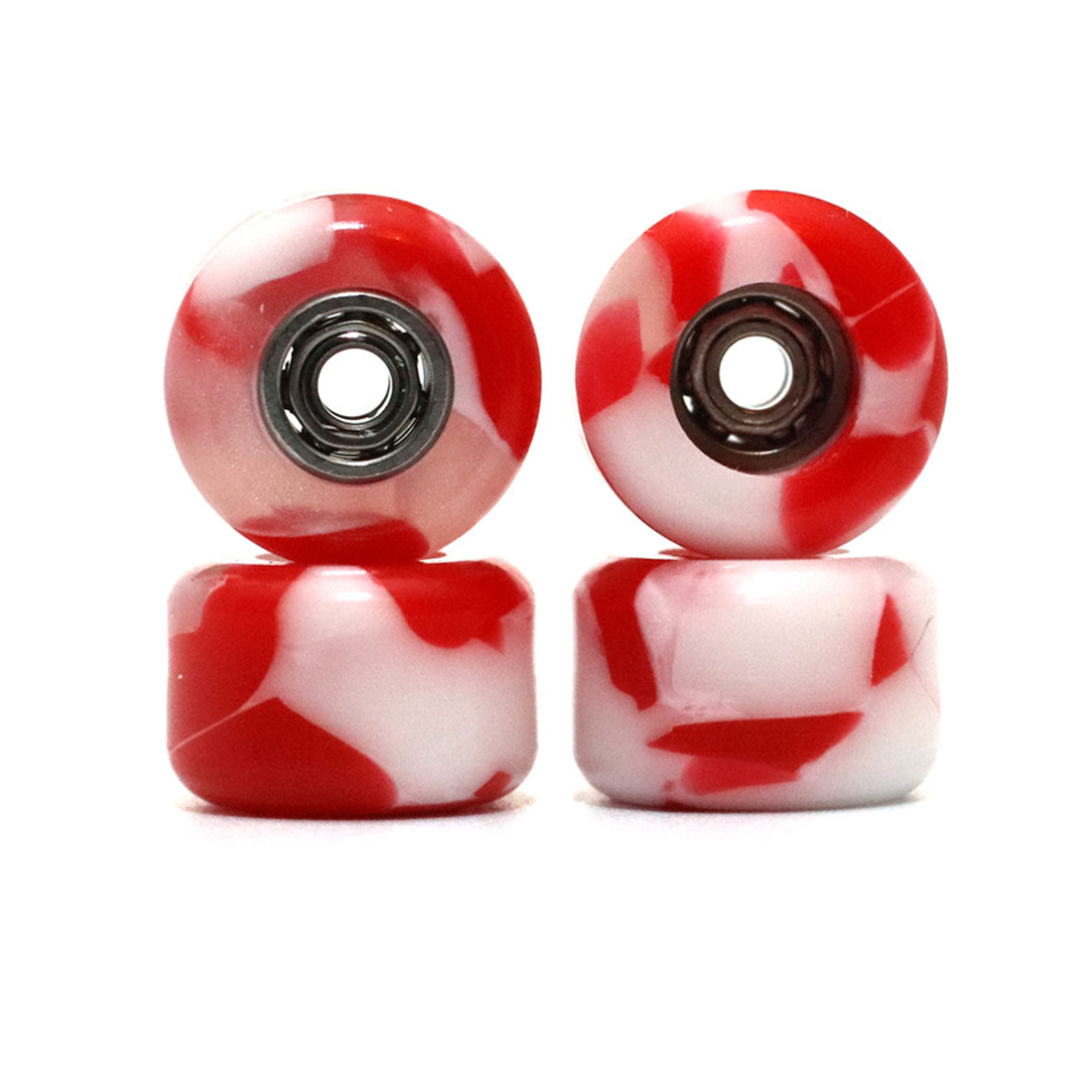 FlatFace Fingerboard G9 Dual Bearing Wheels - Swirl - Peppermint Swirl ...