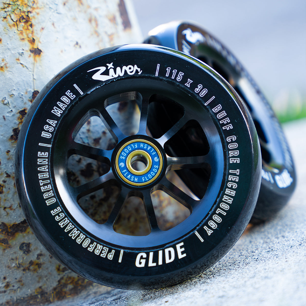 River Shadow Glide Wheels - 30mm Wide