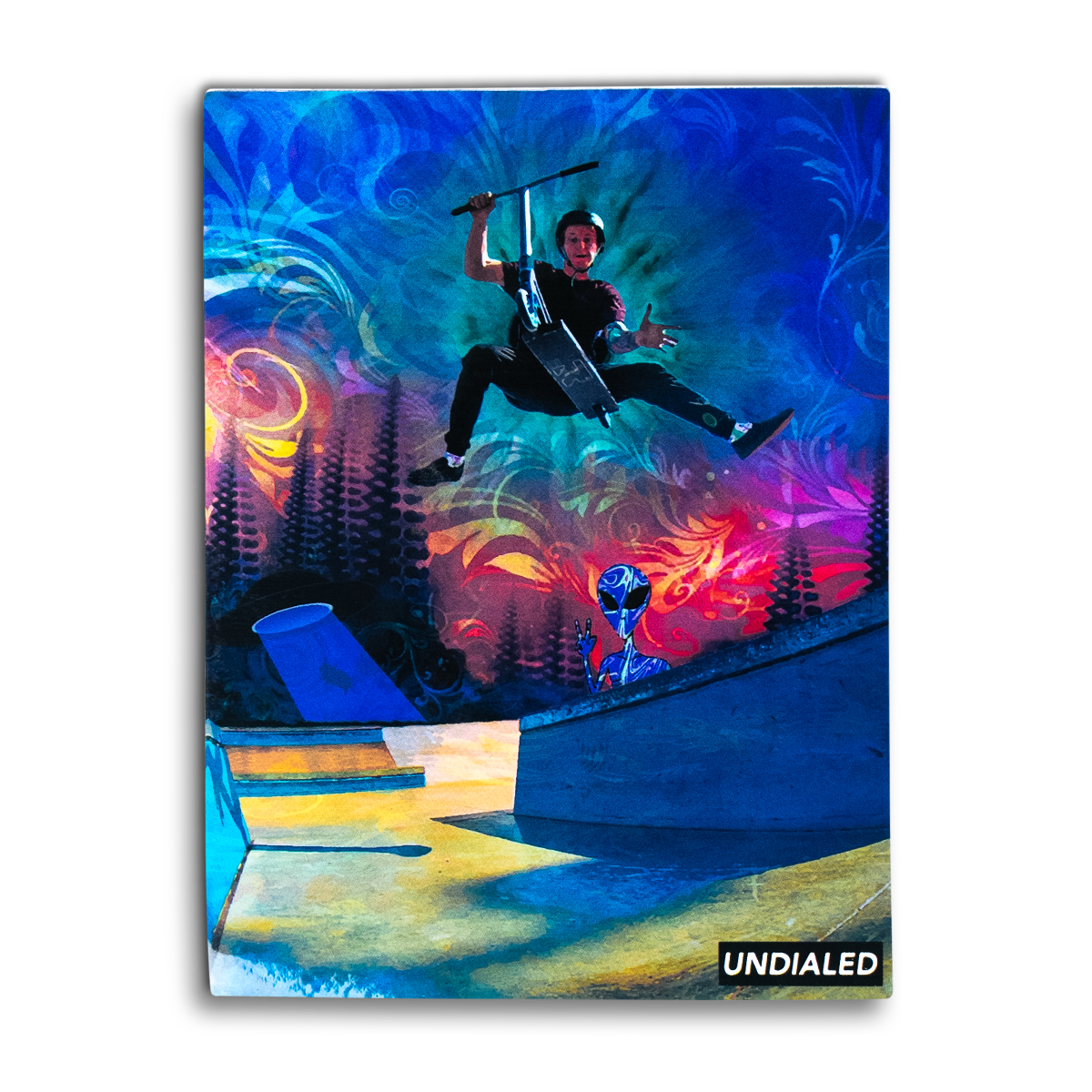 Undialed Space Clayton Sticker – The Vault Pro Scooters