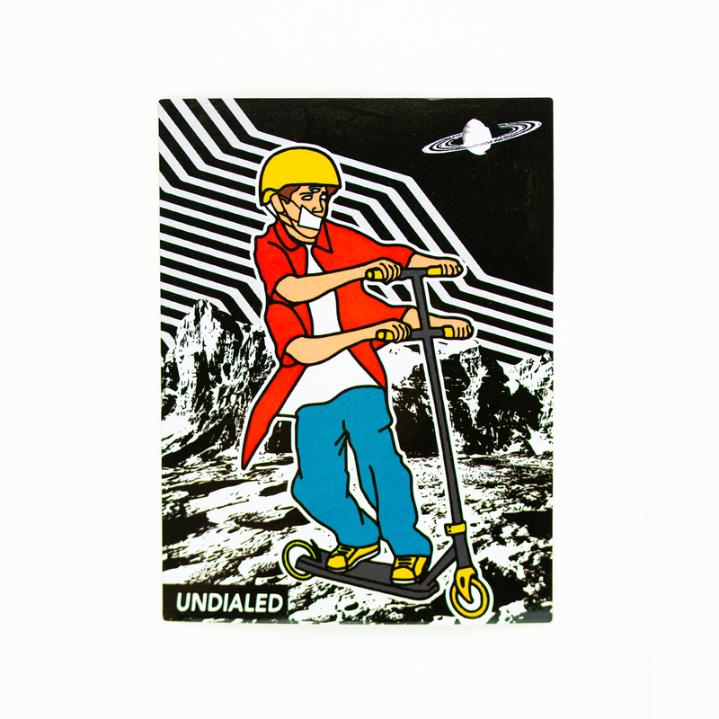 Undialed Sticker - Mutated Kid – The Vault Pro Scooters
