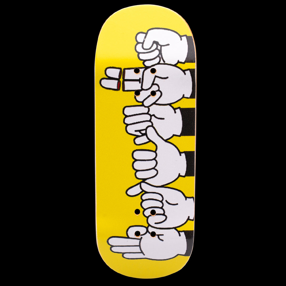 Faymus x DK Fingerboard Deck - Sign Lang Yellow – The Vault Pro Scooters