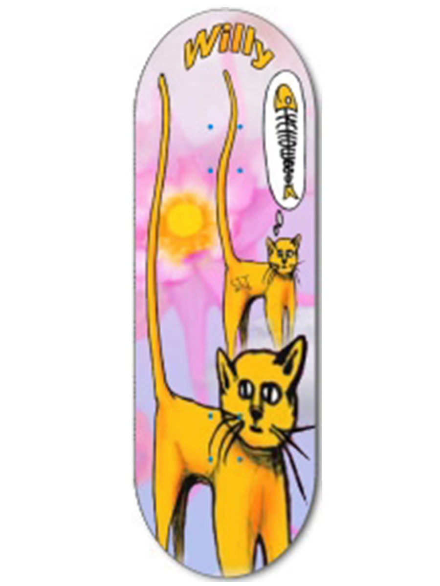 Yellowood Fingerboard Deck - Willy IV – The Vault Pro Scooters
