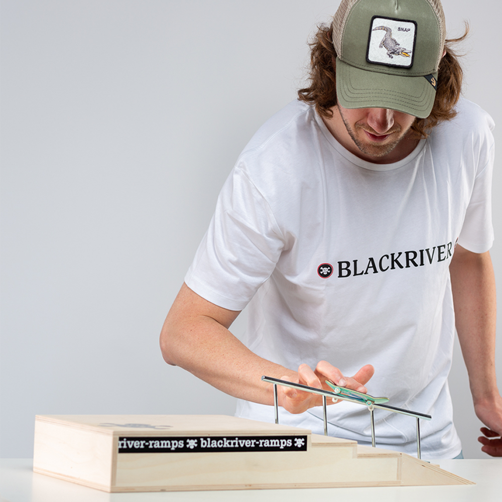 Blackriver Fingerboard Ramps - Stairset With Round Rail – The Vault Pro ...