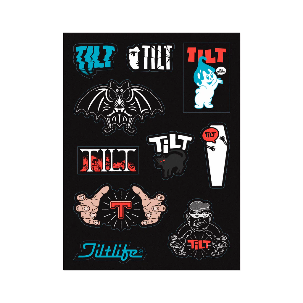 Tilt Sticker Sheet – The Vault Pro Scooters