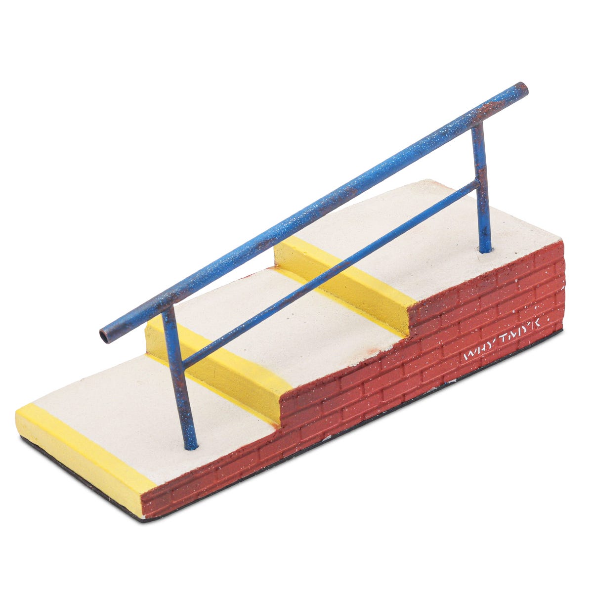 WhytMykConcrete Fingerboard Ramp - Stairset with Handrail – The Vault ...